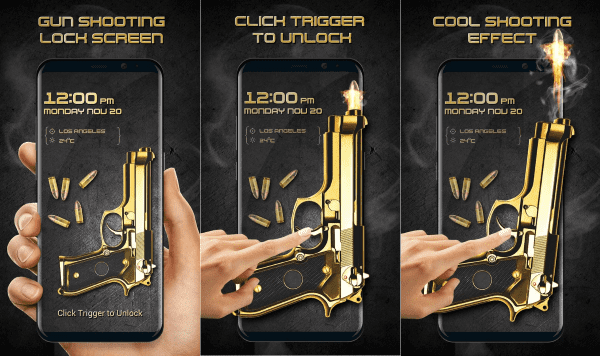 Gun Shooting Locker (Funny Lock Screen) | JalanTikus