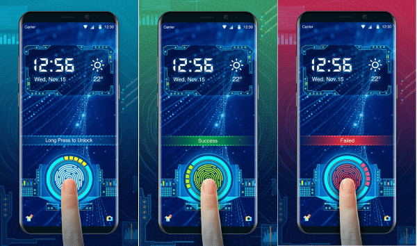Fingerprint Lock Screen | JalanTikus