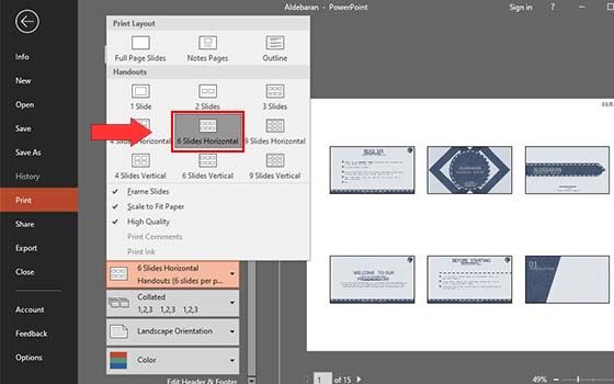 Cara Print Power Point 2/4/6/9 Slide atau Full Kertas | JalanTikus