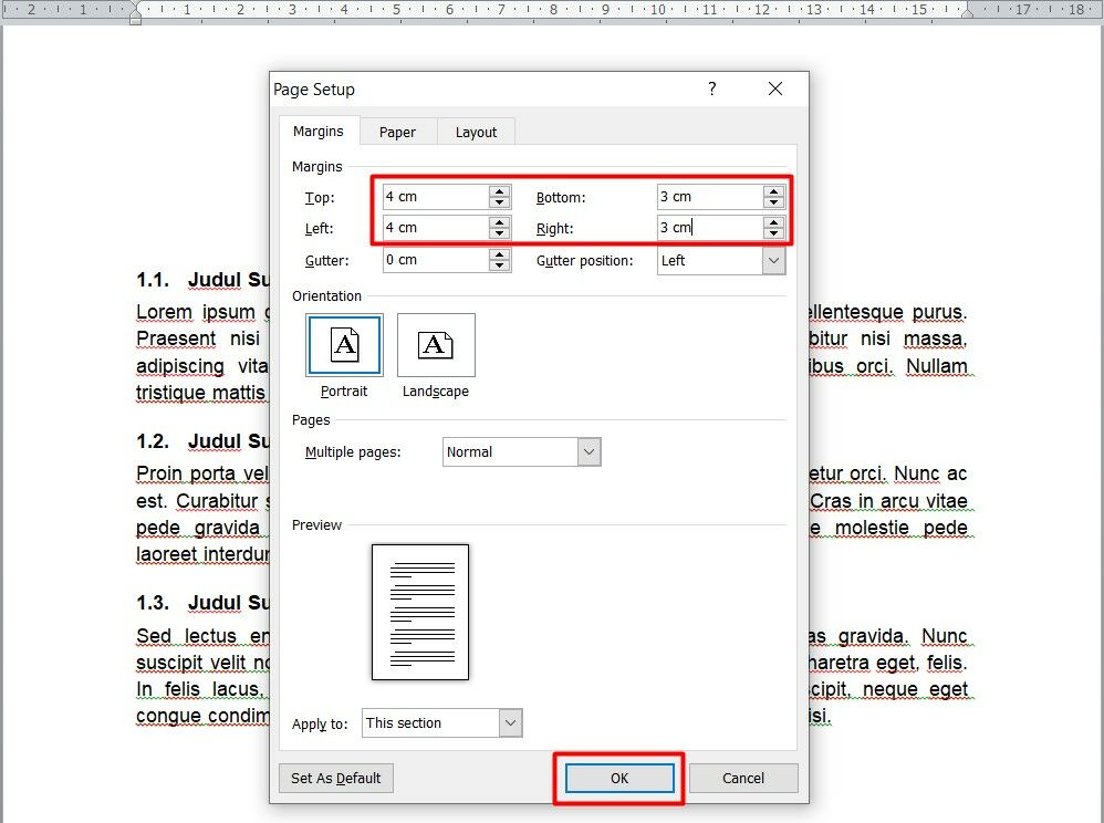Format Margin Skripsi LEMBAR EDU