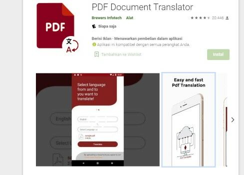 PDF Document Translator JalanTikus