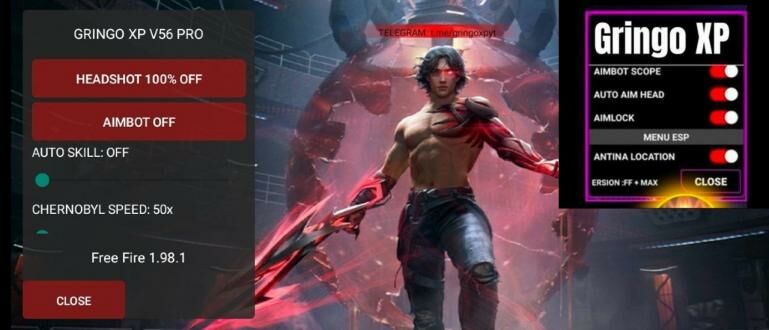 Download Gringo XP 56 APK MOD Menu FF Terbaru 2023 Android | JalanTikus